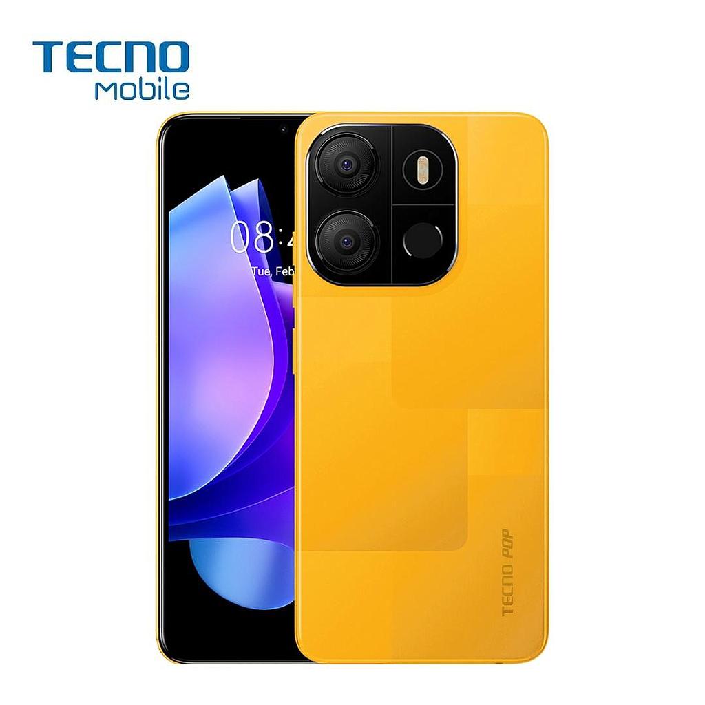 Celular Tecno Pop 7 4G 64GB/2 Liberado Dual Sim Naranja | Tecno Center ...