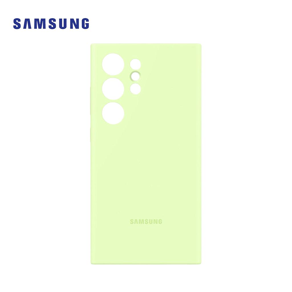 Case de Silicon Verde Galaxy S24 Ultra | Tecno Center Guatemala